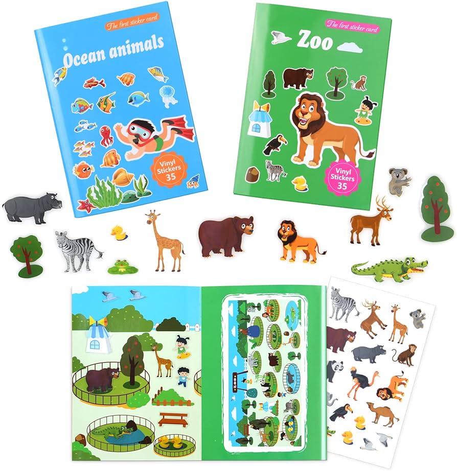 10 libros de stickers infantiles para estimular la creatividad de tus ...